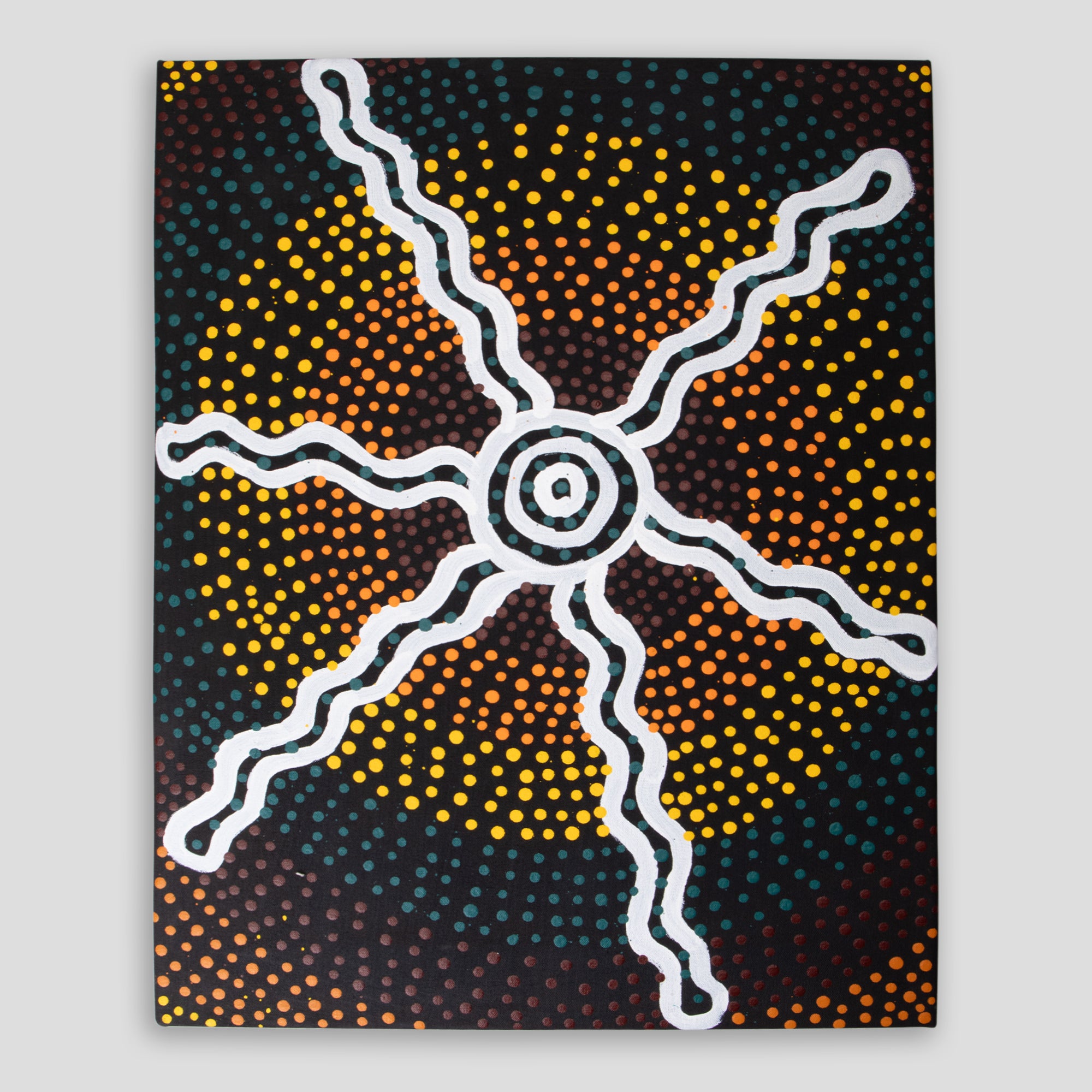 Keanu Nelson Tjakamarra - "Yalka Tjukurrpa (bush onion dreaming ...