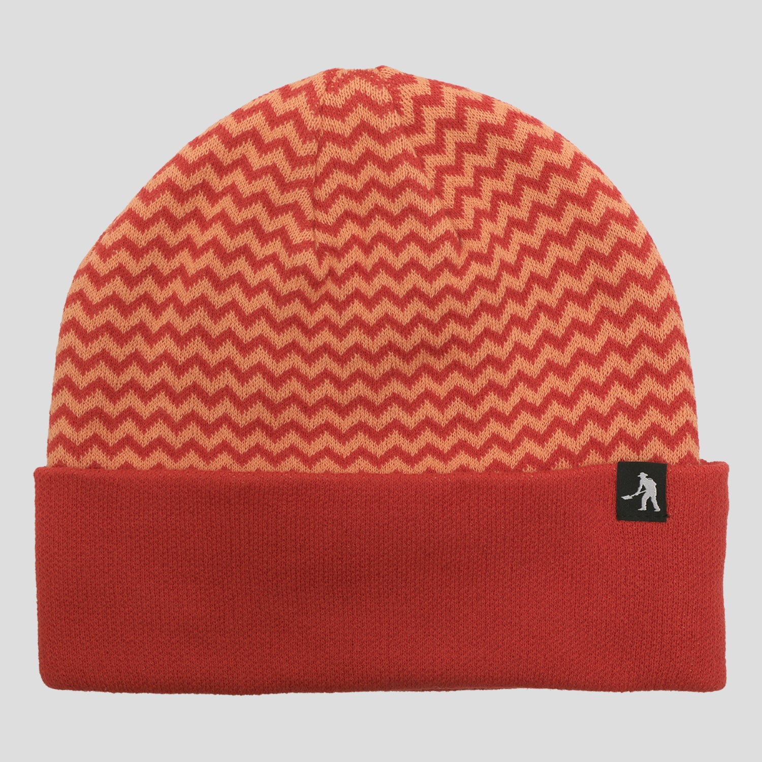 Pass~Port Organic Cotton Zig Zag Beanie - Brick