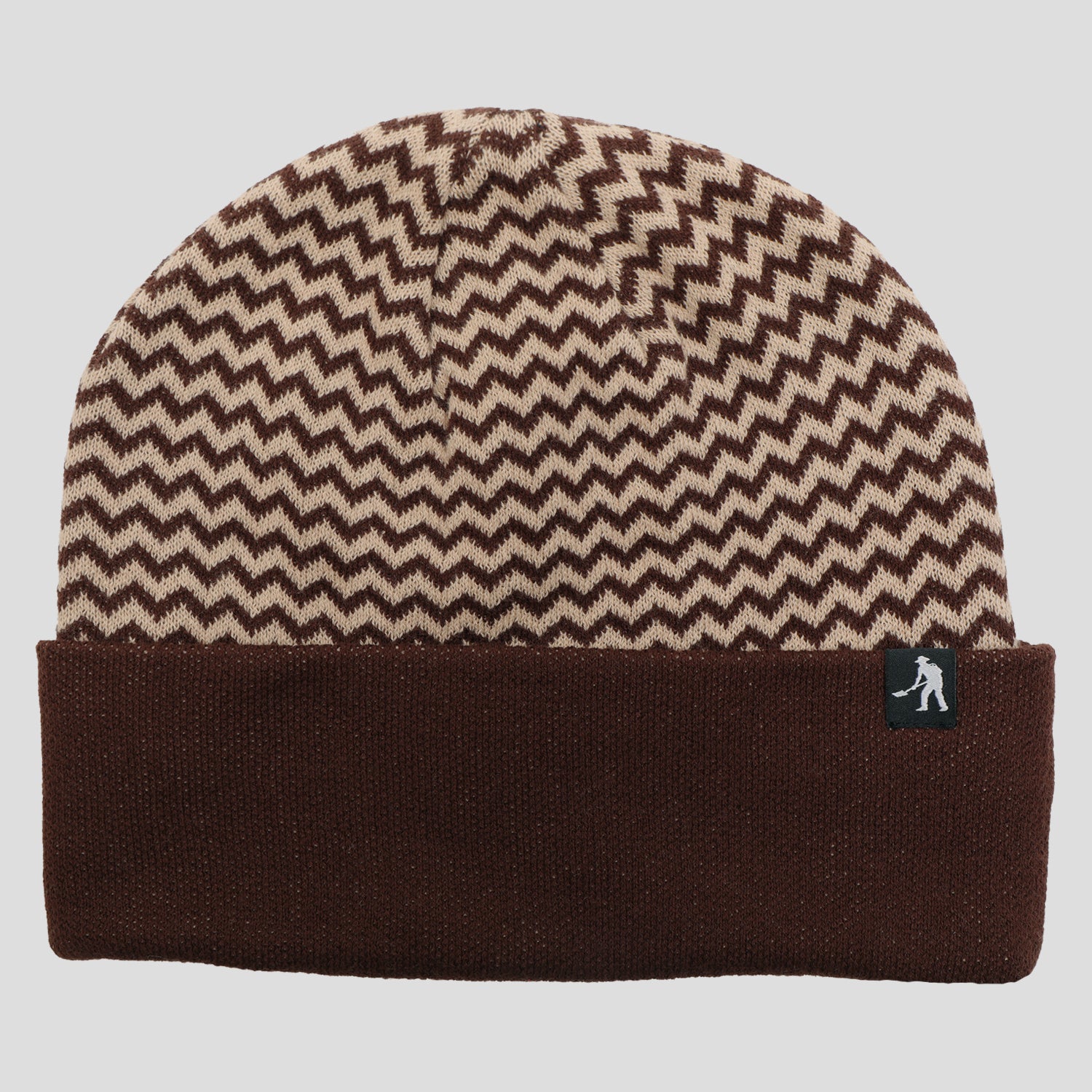 Pass~Port Organic Cotton Zig Zag Beanie - Bark
